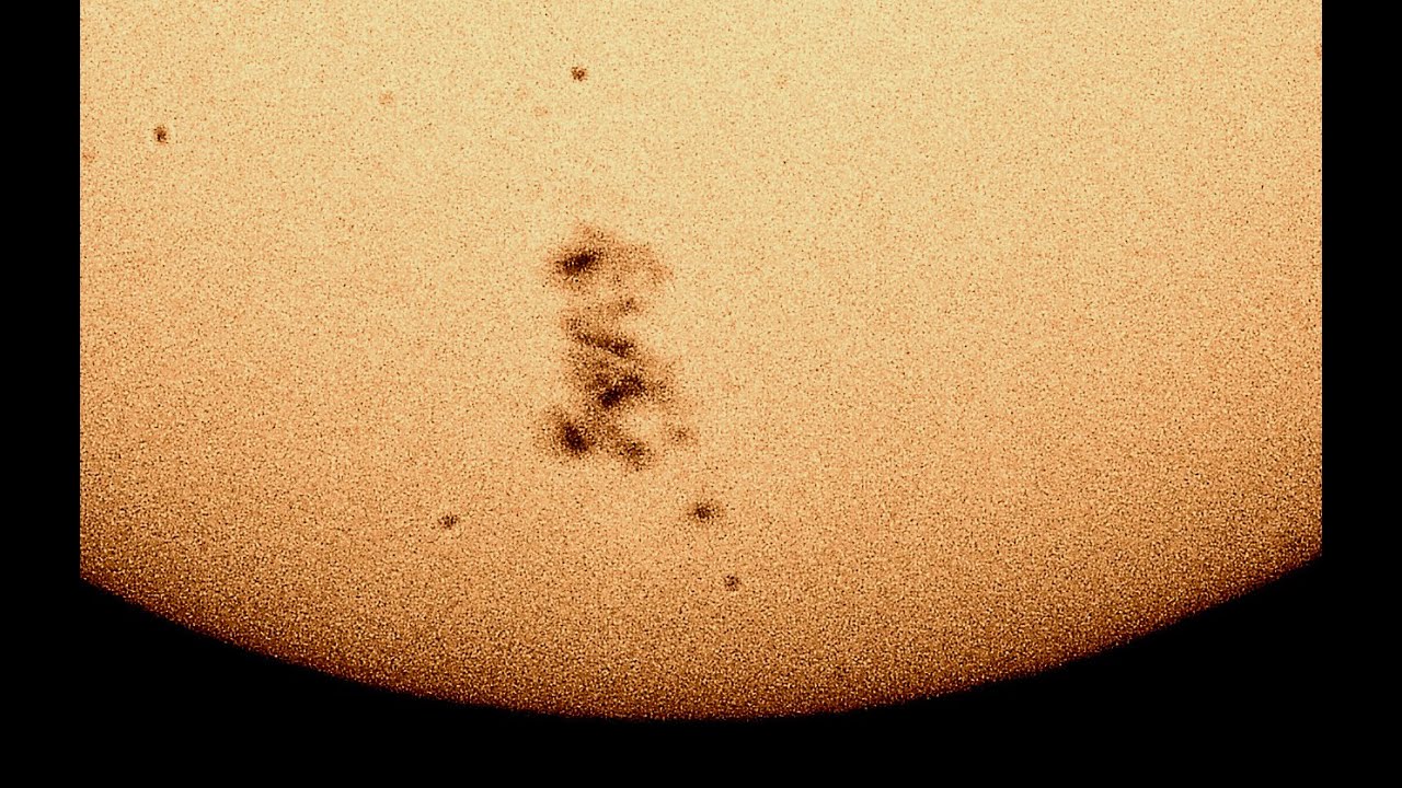 Huge Sunspot AR3664 - May 10, 2024 - YouTube