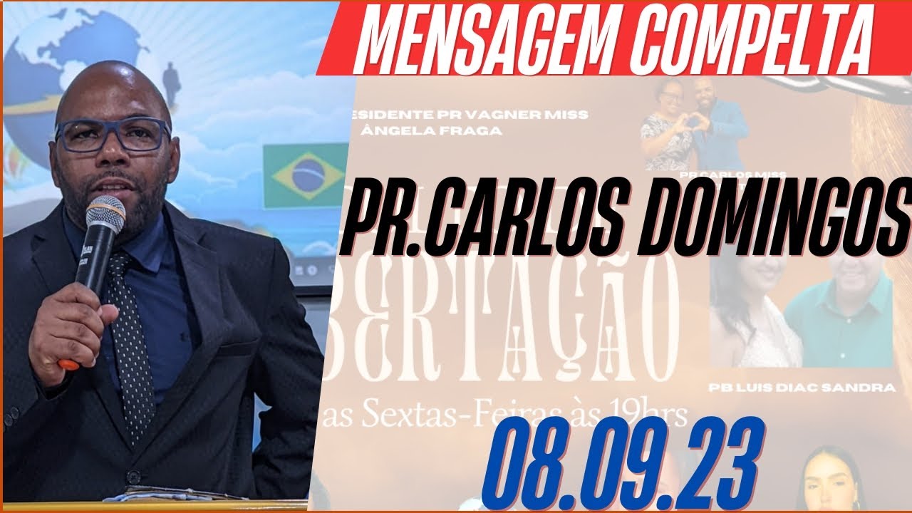 MENSAGEM COMPLETA:Pr.Carlos Domingos-Ministério Missão Ide - YouTube