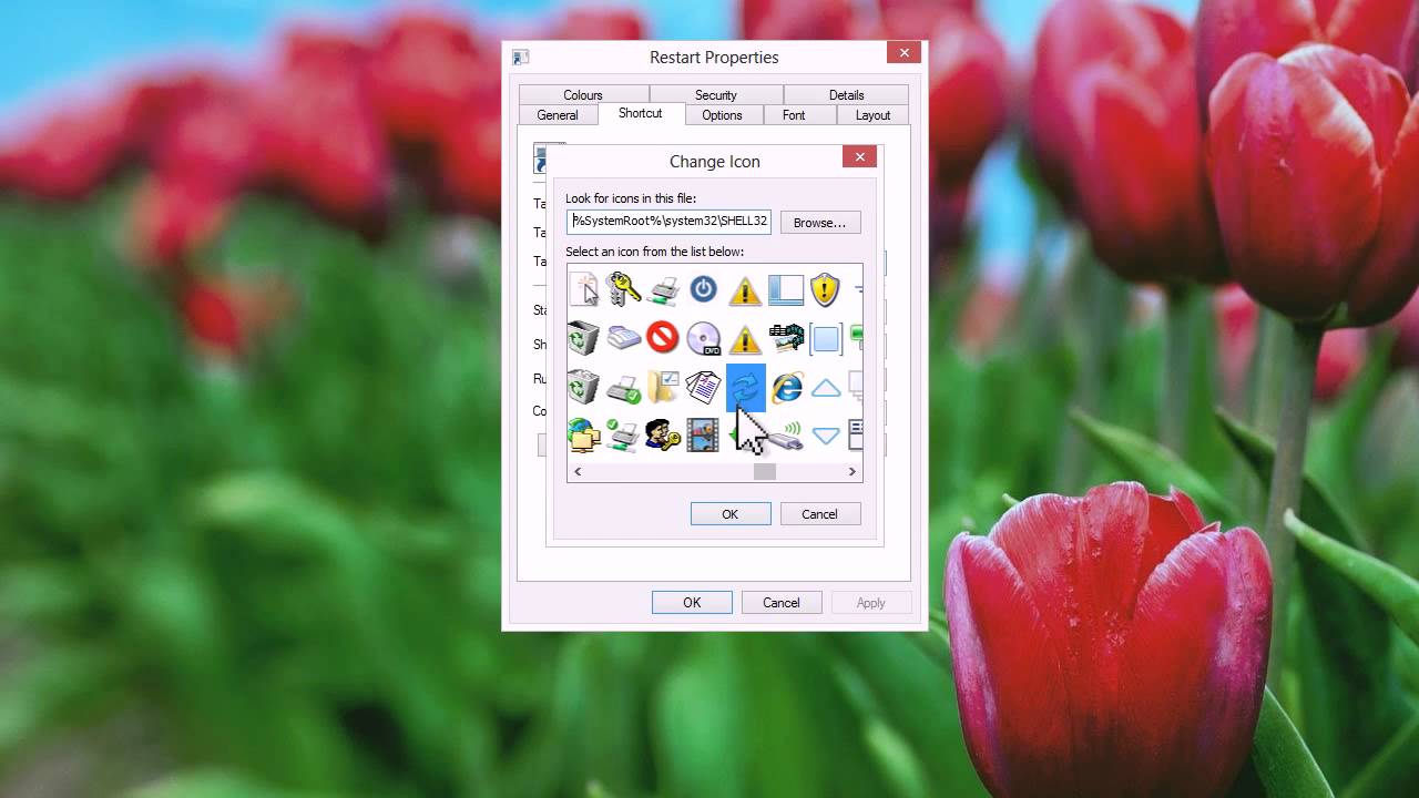 Create a Restart shortcut in Windows 8 - YouTube