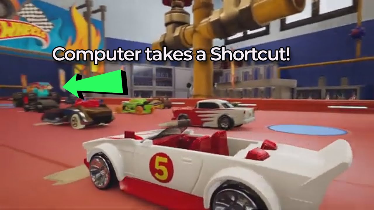 Computer Vehicle Takes A Shortcut! - YouTube