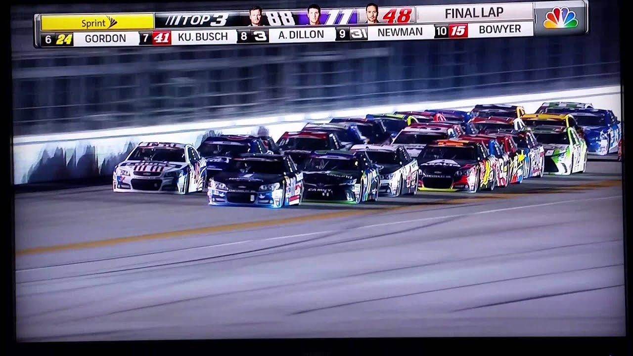 NASCAR 2015 Season - Coke Zero 400 Finish + Aftermath - YouTube