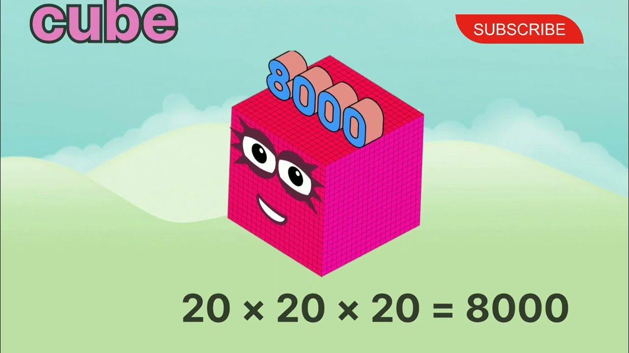 numberblocks cubes 11 to 20 triple multiplication | learn to count @Educationalcorner110 - YouTube