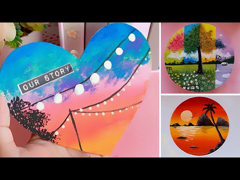 Easy Painting Ideas That Anyone Can Do | Drawing Tricks | You’ll Love Creative Painting Hacks