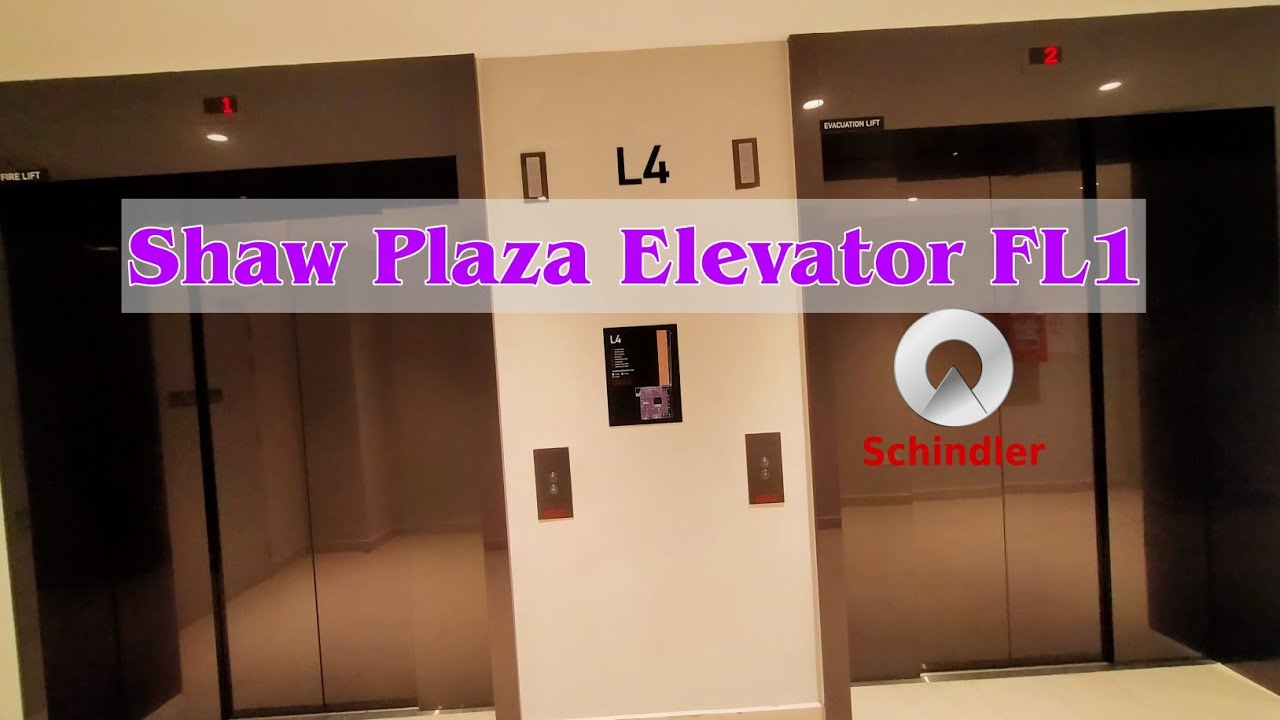 Shaw Plaza Schindler Elevator FL1 - YouTube