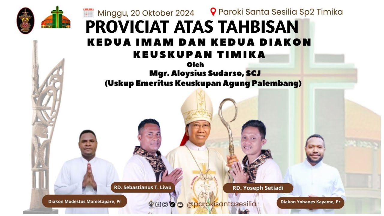 PROFISIAT ATAS TAHBISAN IMAM DAN DIAKON I PAROKI ST.SESILIA SP2 I ...