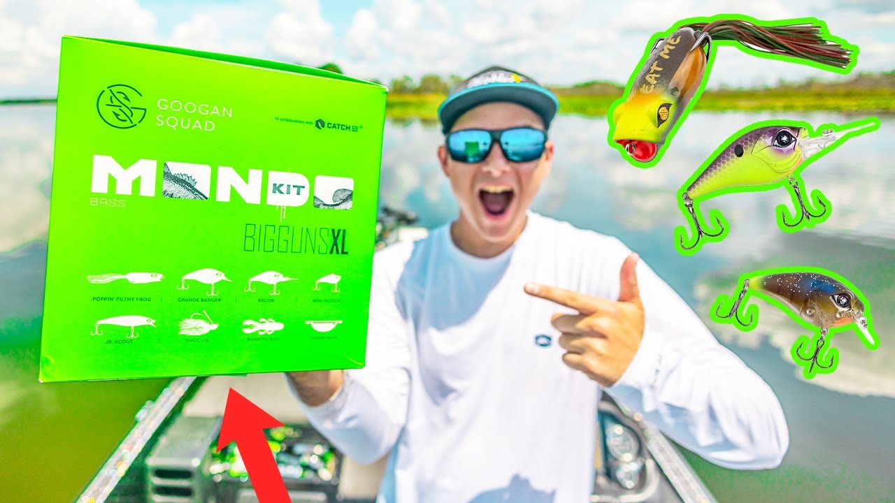 Fishing With GOOGAN SQUAD BIGGUNS XL KIT! ***Does It Catch Big Fish ...