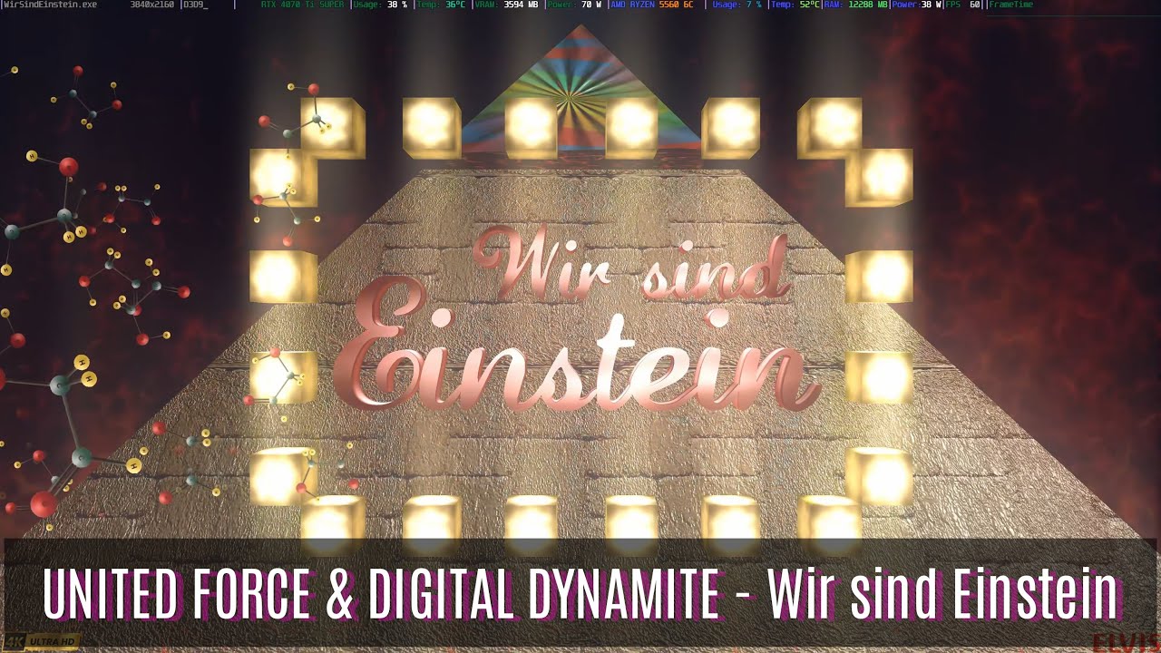 Demoscena PC | UNITED FORCE & DIGITAL DYNAMITE-Wir sind Einstein | 4th place at Breakpoint 2010 ...