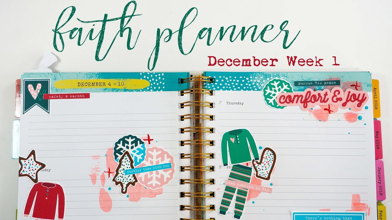 Faith Planner | December Week 1 - YouTube