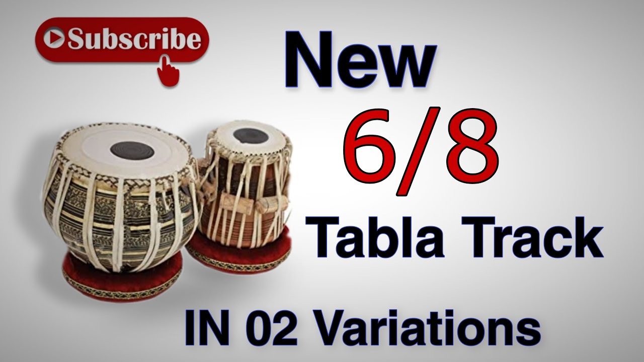New 6/8 Tabla Track in 02 variations 🥁#music #tabla - YouTube