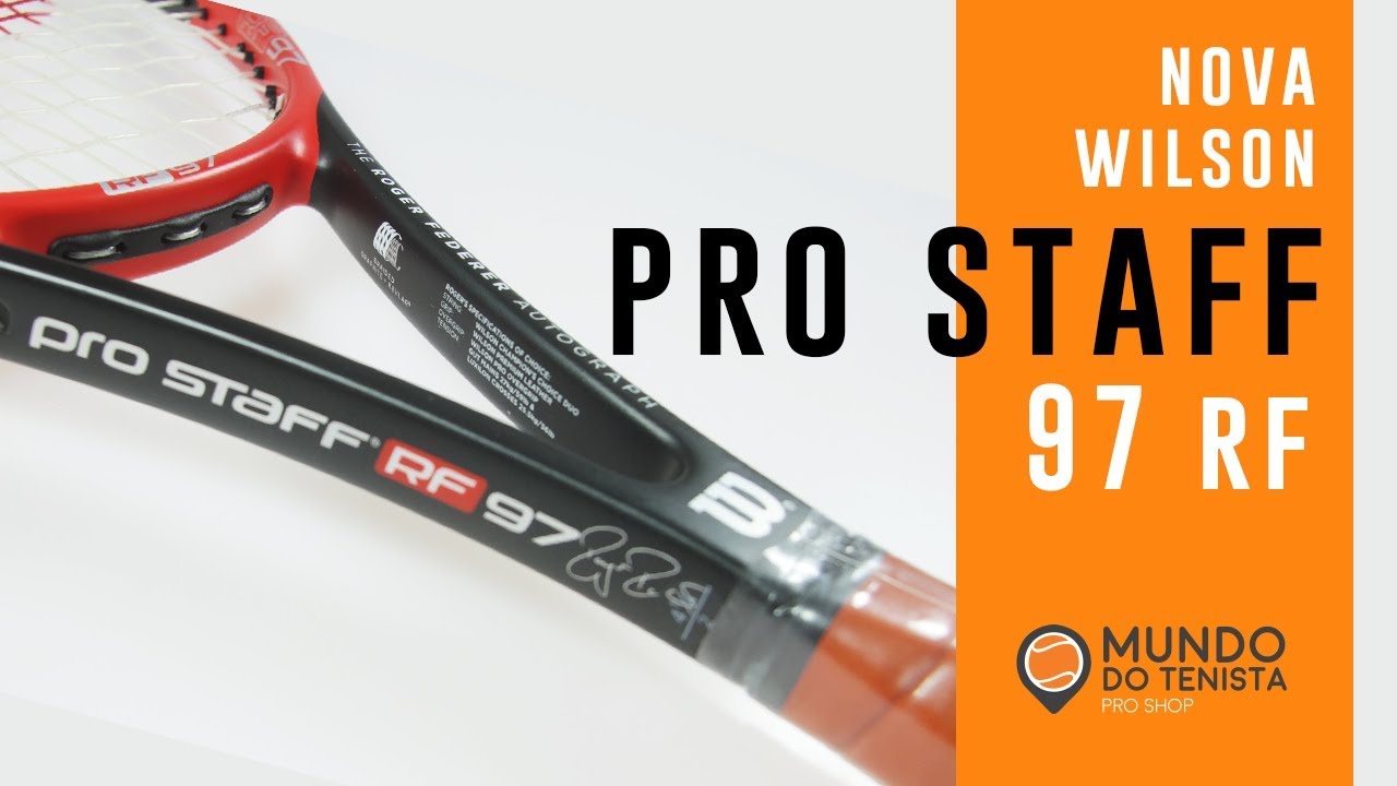 RAQUETE WILSON PRO STAFF RF 97 - NEW ROGER FEDERER - YouTube