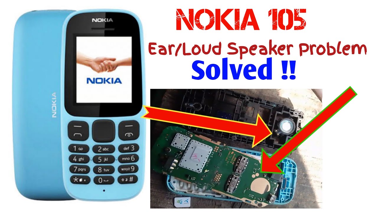 Nokia 105 speaker problem | Nokia 105 - YouTube