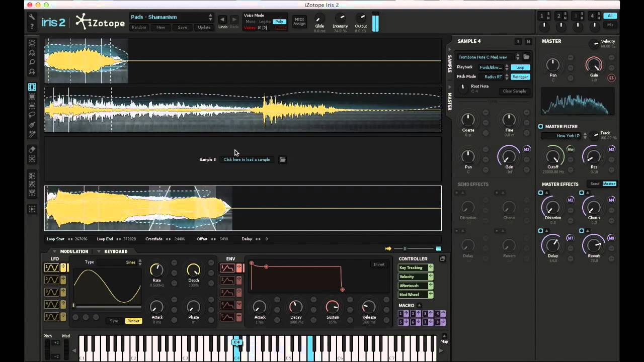 Hands On: Izotope Iris 2 Synthesizer - Pad Sounds II - YouTube