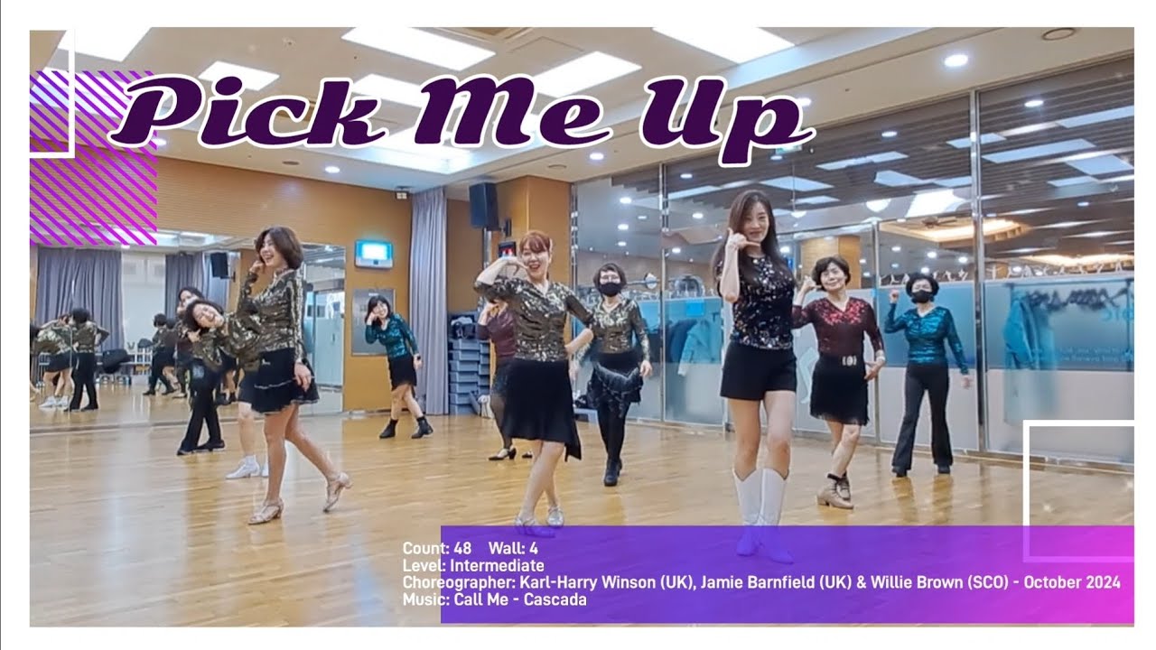 Pick Me Up linedance I Intermediate - YouTube