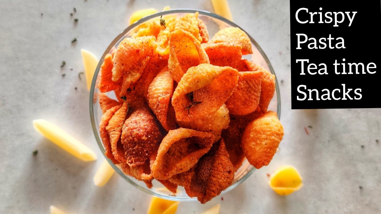 CRISPY CRUNCHY PASTA / பாஸ்தா குர்குரே / Easy and tasty tea time snacks ...