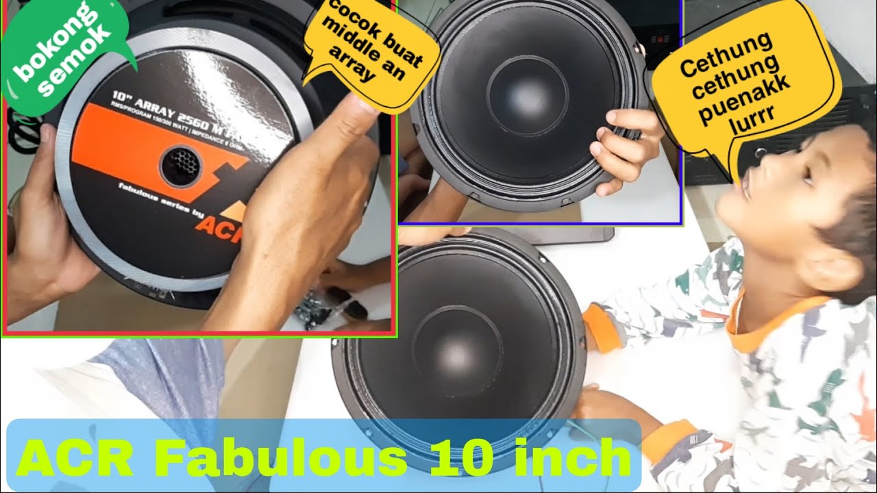 karakter speaker acr fabulus 10 inch speaker acr 10 inch Fabulous - YouTube