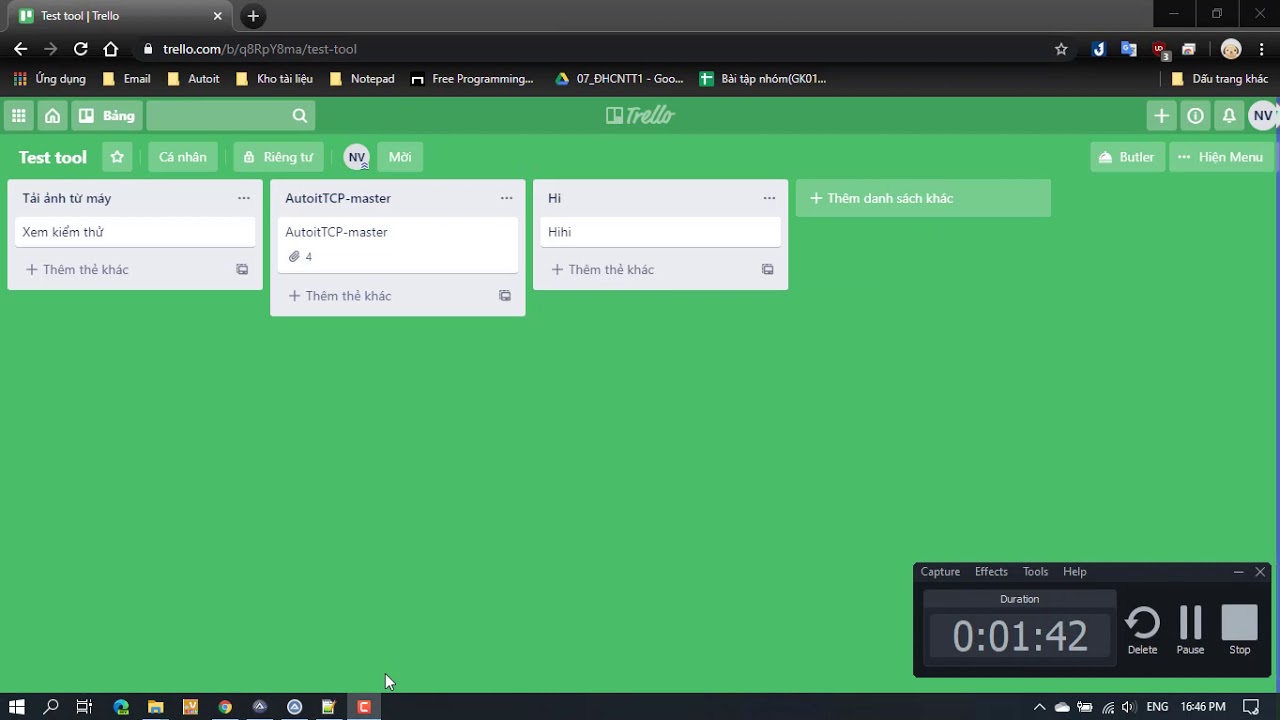 Auto Upload Trello Get link - YouTube