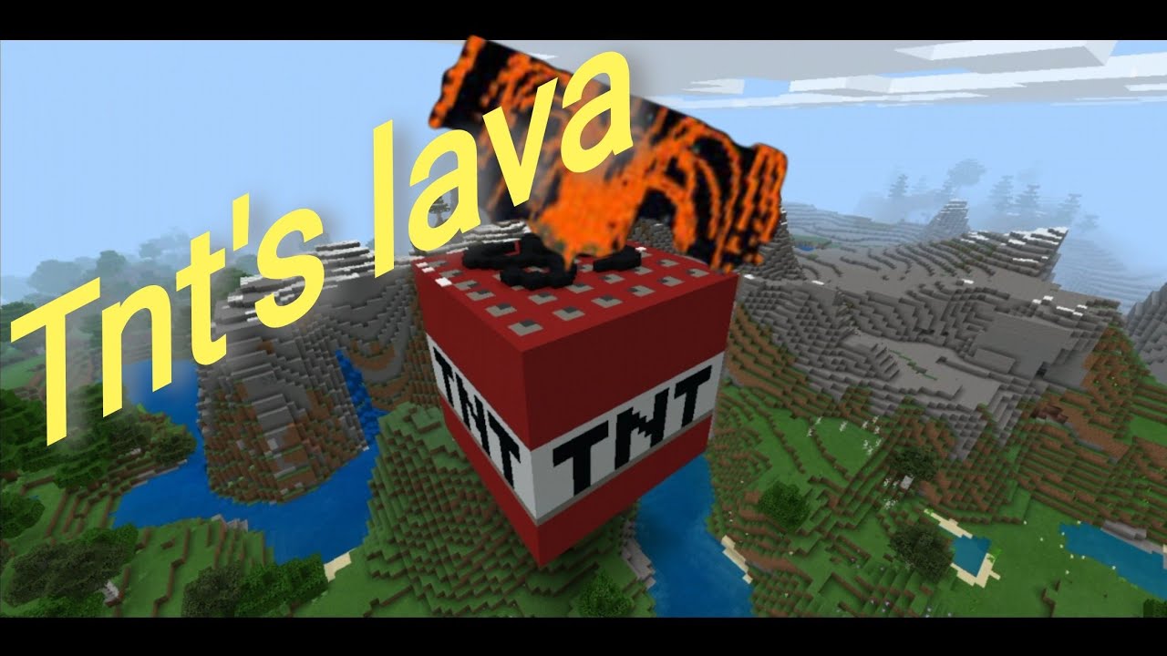 Minecraft, how to make bigest tnt lava - YouTube