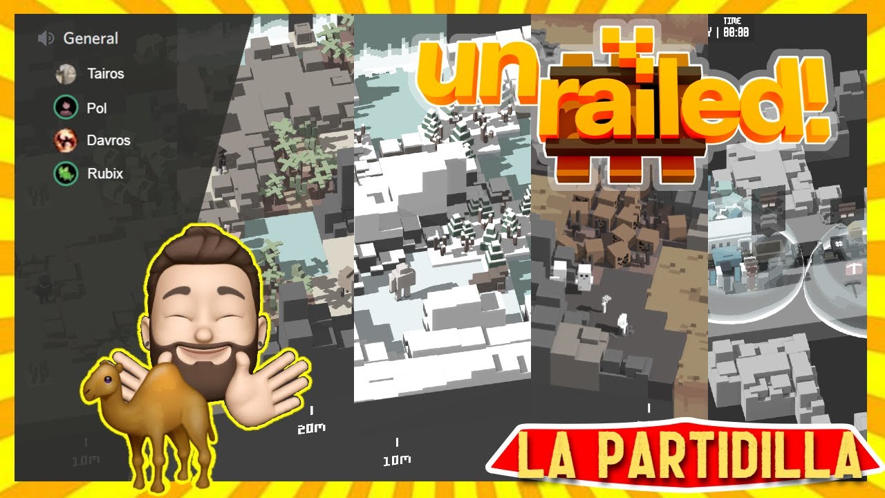 🐪 Unos currando y Rubix domesticando animales | Unrailed Gameplay ...