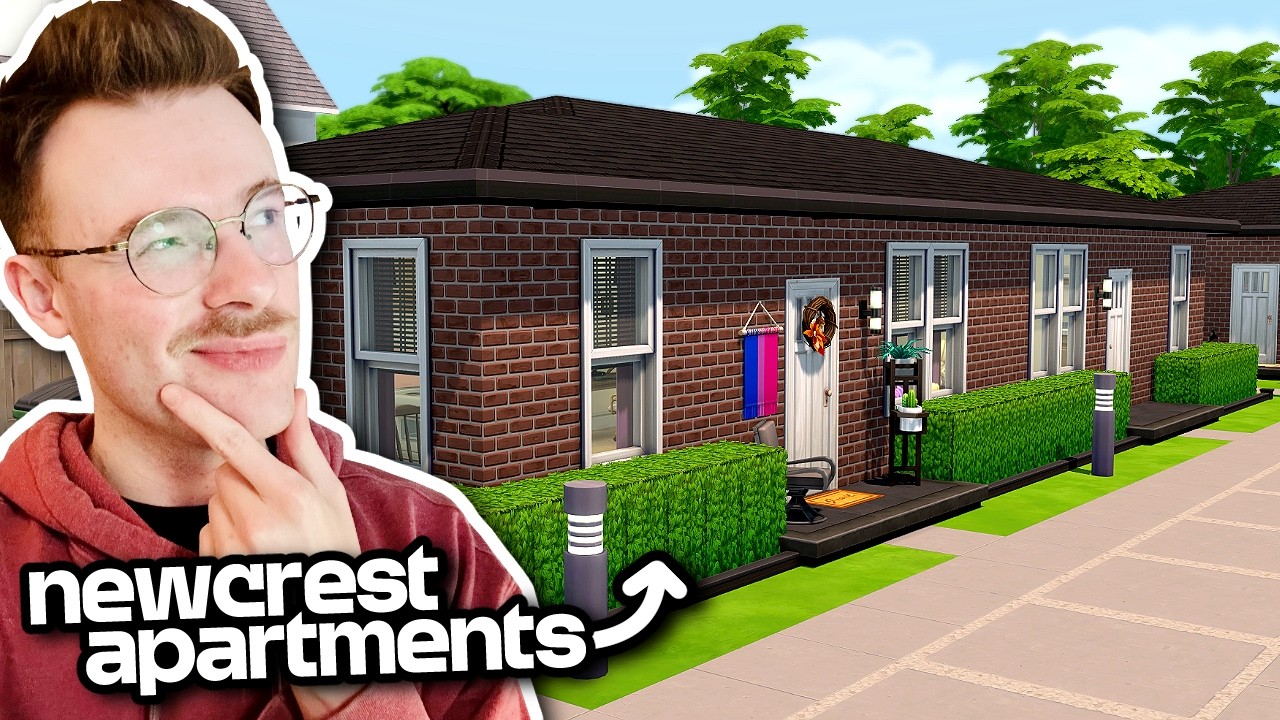 i built realistic low income apartments in The Sims 4 🏠 - YouTube