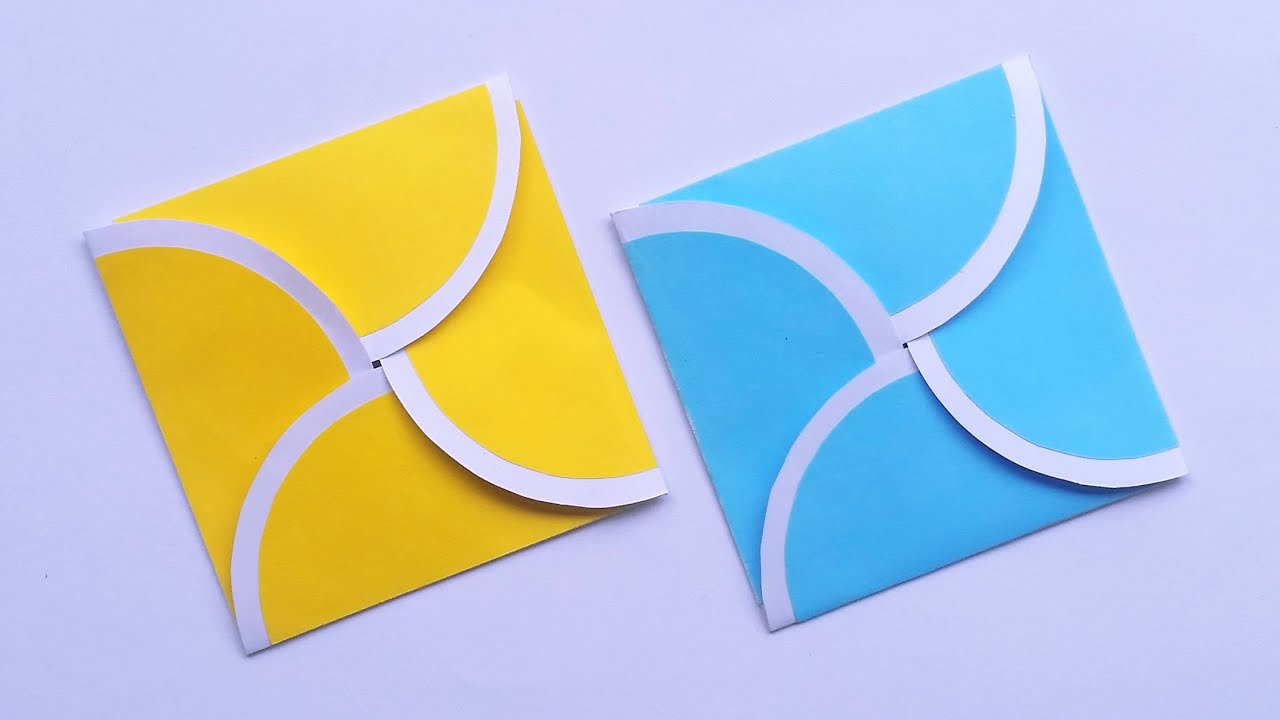 Circle Envelope | How To Make Circular Envelope With Paper | Easy ...