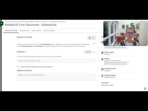 Live classroom submission
