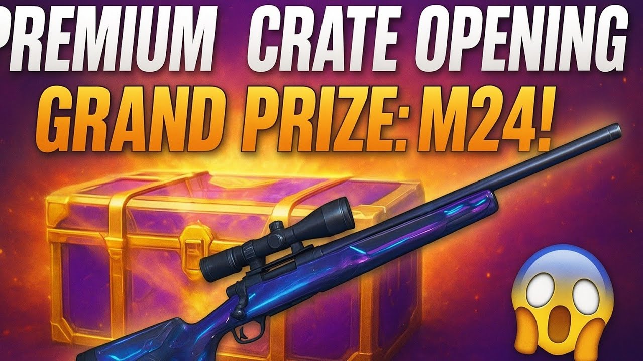PUBG Premium Crate Opening | Got the NEW M24 Skin?! 😱🔥 - YouTube