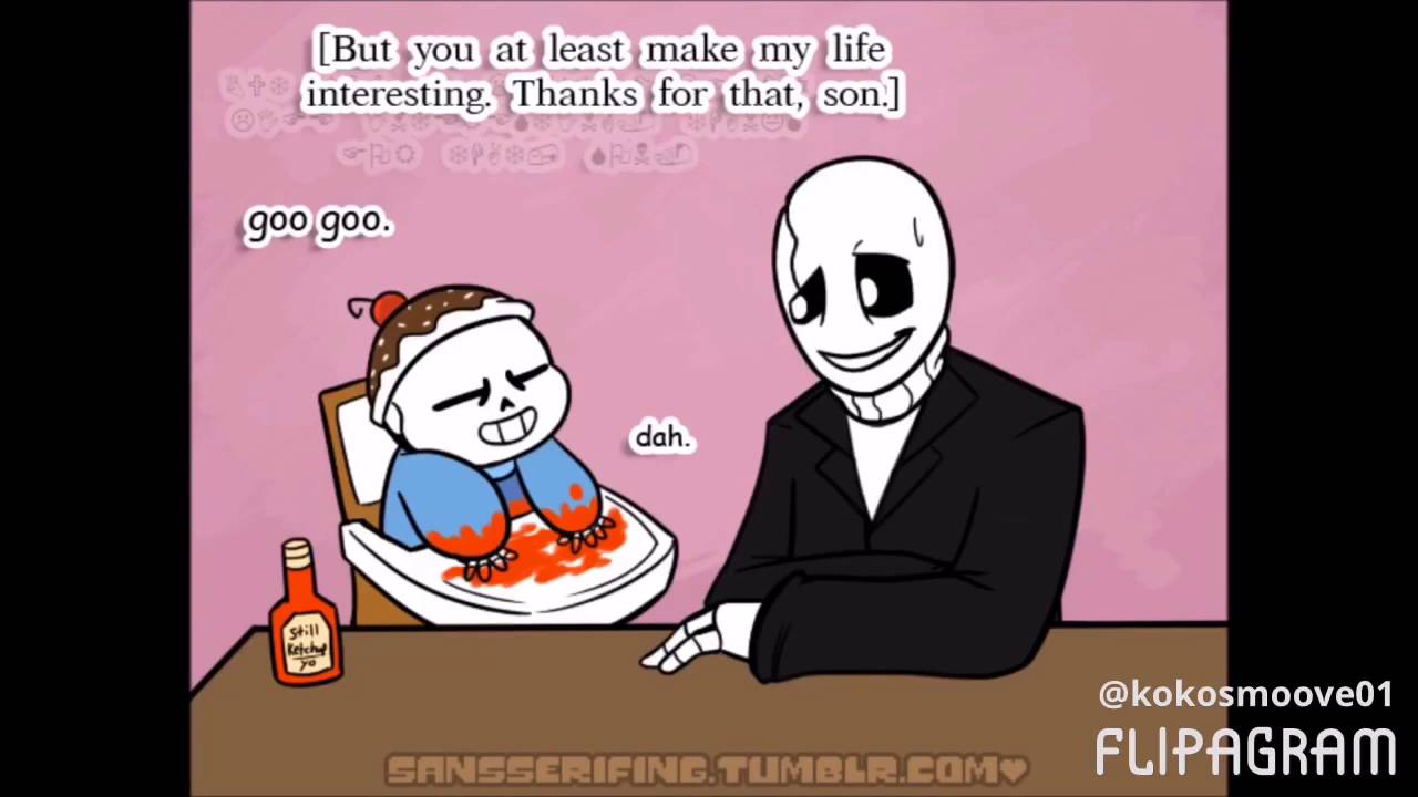 Baby Sans [undertale comic dub] - YouTube