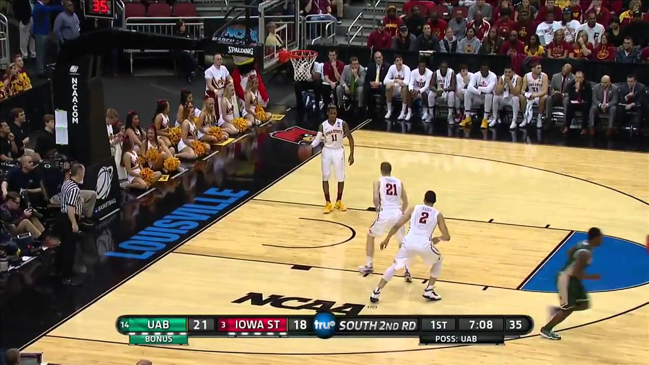 UAB vs. Iowa State: William Lee alley-oop - YouTube
