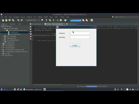 Crear Formularios en Java Swing, Netbeans con SOLO CÓDIGO. parte 2 - YouTube