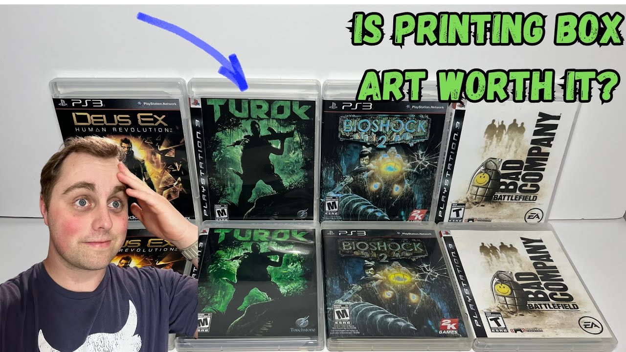 Is Printing Box Art Worth It? | Buying Game Cases! - YouTube