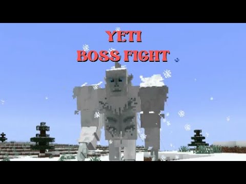 Minecraft Yeti Boss Fight ( 1.20.4 Datapack ) - YouTube