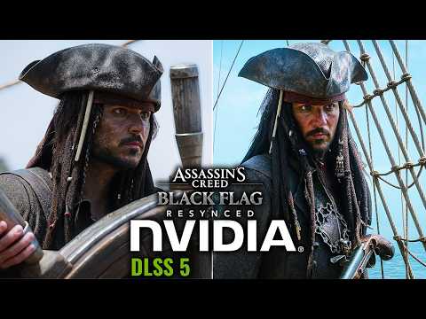DLSS 5 x2 Times on Captain Jack Sparrow - Assassin's Creed Black Flag