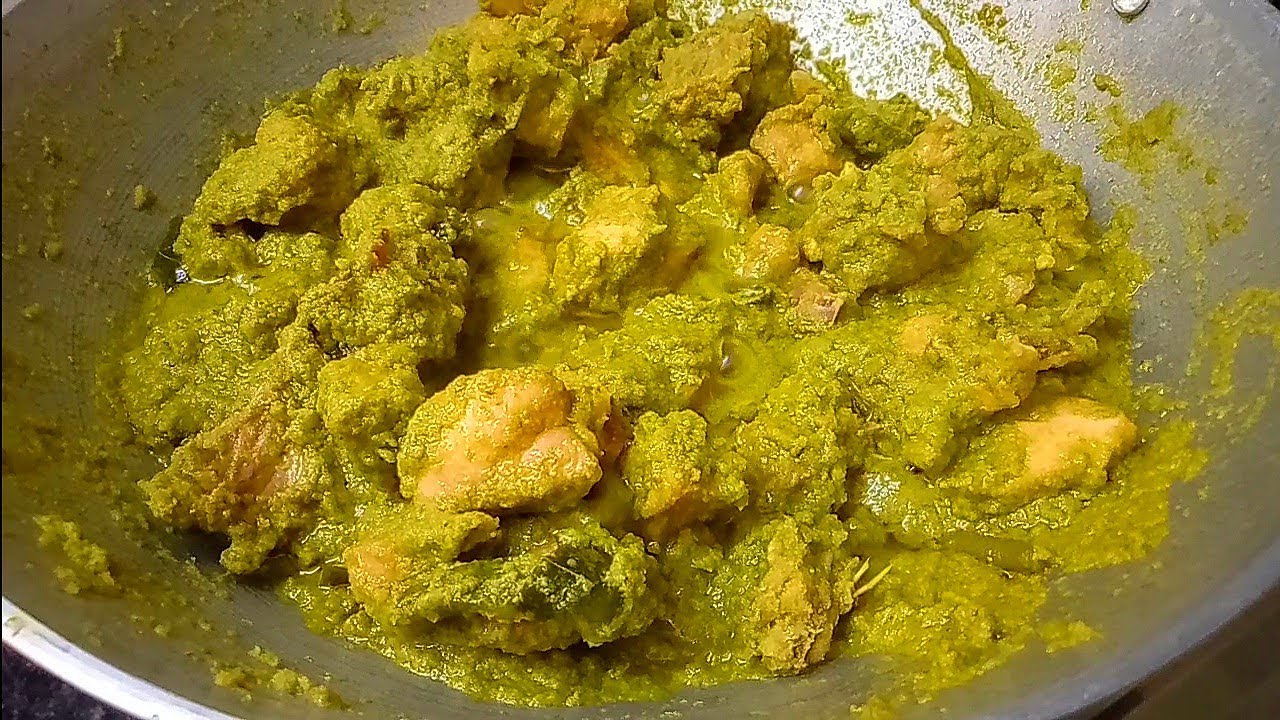 Green Chilli Chicken(Pachi Mirchi Kodi Kura) With Bagara Rice ...