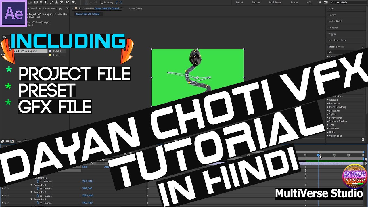 How To Create Dayan Choti VFX in After Effects Hindi Tutorial 2021 | # ...