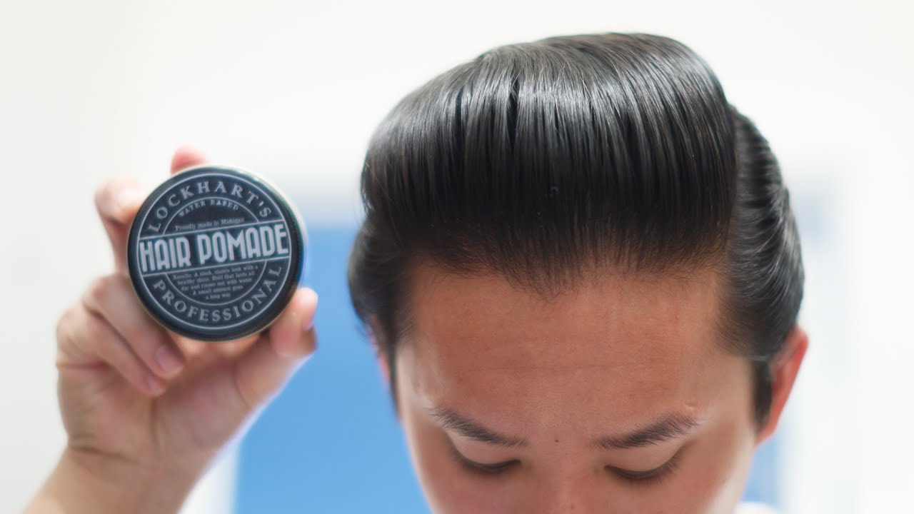 Lockhart's Water Based Pomade Review -- A Soft Gel-Pomade - YouTube