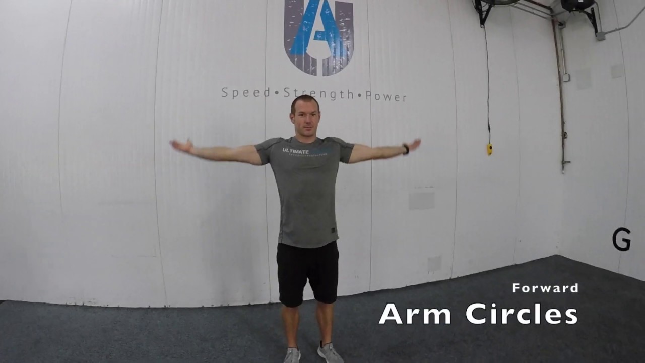 Forward Arm Circles - YouTube
