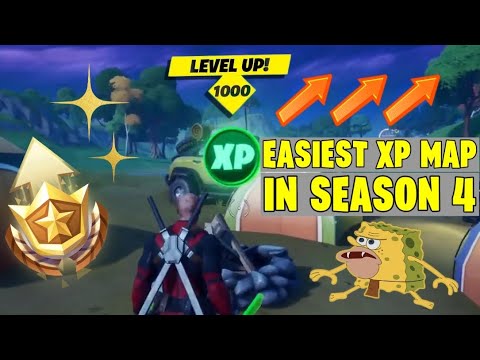 🔥 NEW *EASY* FREE XP GLITCH MAP in FORTNITE (CHAPTER 4 SEASON 4) 100K ...