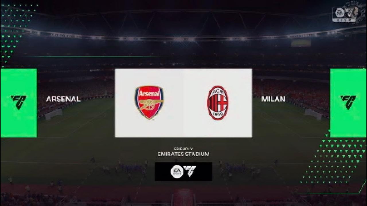 Arsenal FC vs AC Milan - Full Match FC 24 - YouTube