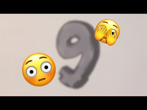 How to draw graffiti number 9 easy drawing - YouTube