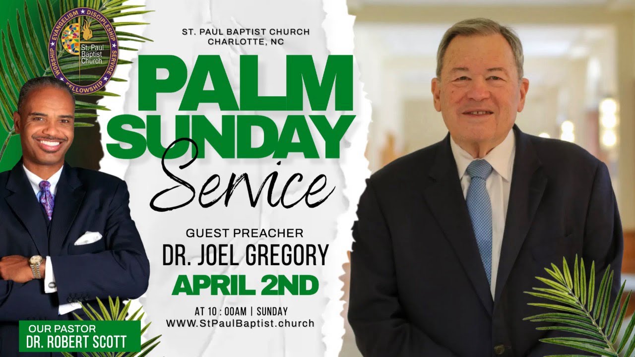 Palm Sunday Worship - Guest Preacher Reverend Dr. Joel Gregory April 2, 2023 - YouTube