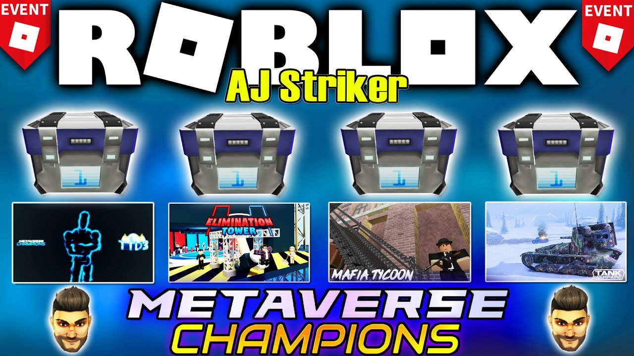 [MUY FÁCIL] 🔥 4 PREMIOS de AJ STRIKER! *Evento* ROBLOX METAVERSE ...
