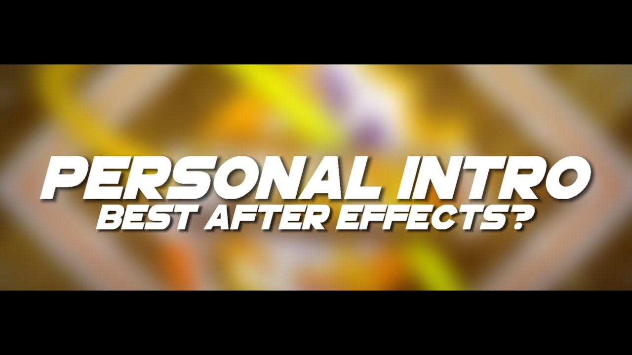 [AFTER EFFECTS] Personal Intro V2 | 250 Likes | $15 Value | AE CC 2020 ...