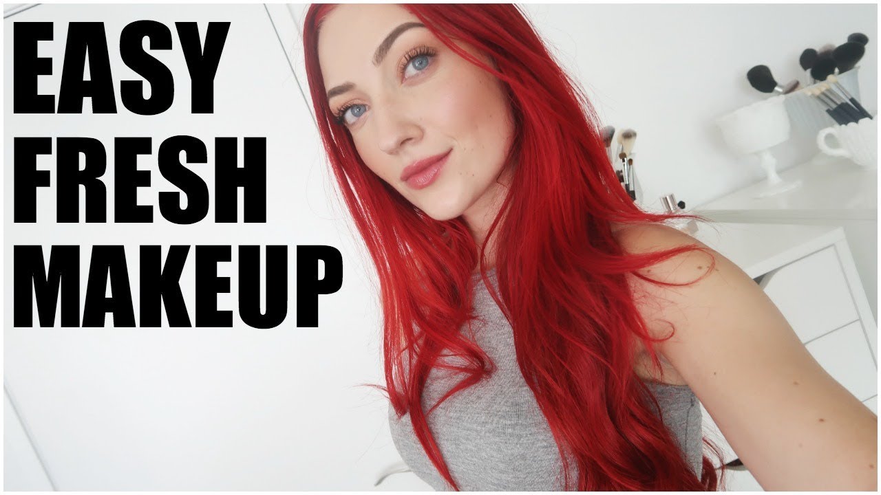 MY EASY FRESH MAKEUP LOOK - YouTube