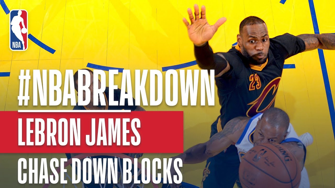 NBA Breakdown - LeBron James' Chase Down Blocks - YouTube