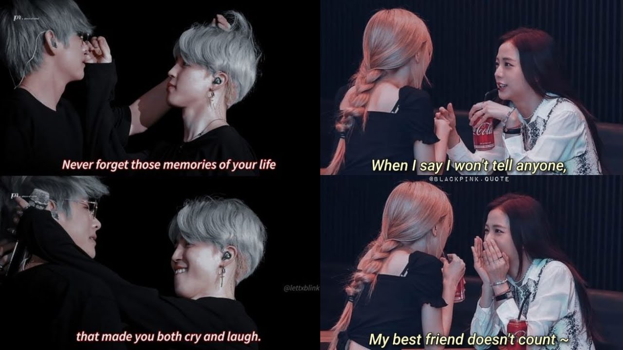 BTS and Blackpink Friendship Funny Quotes to make you smile and make ...