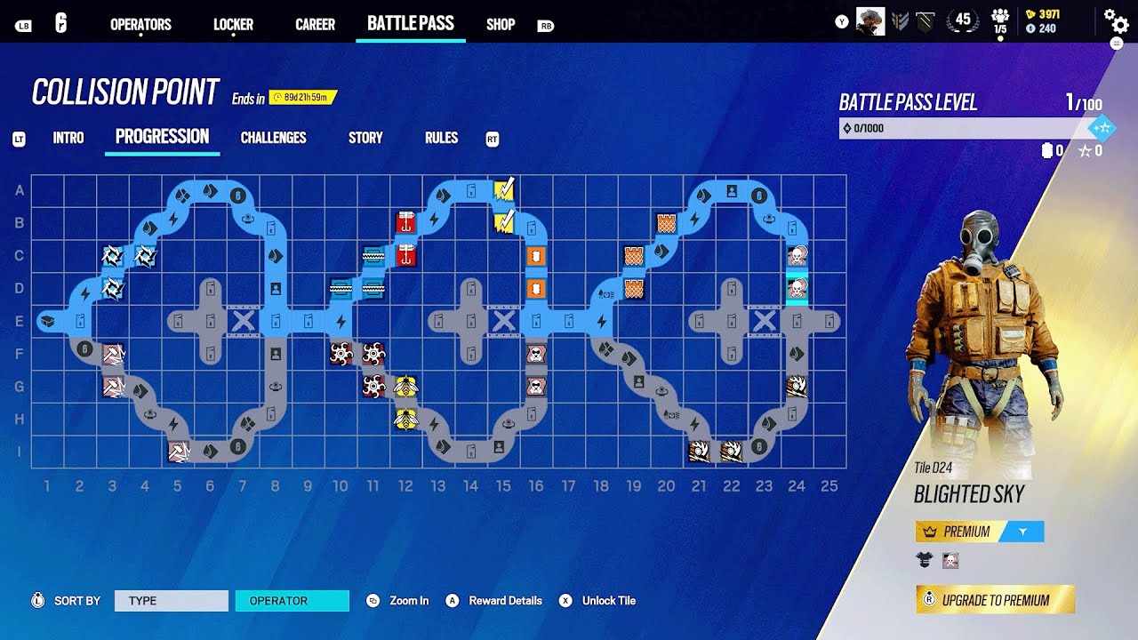 Rainbow Six Siege - Operation Collision Point Battle Pass (Full ...