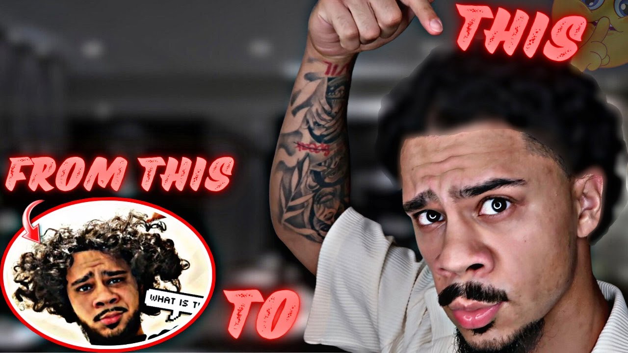 TRANSFORMING My CURLY Hair Into A New Hairstyle For The First Time ...