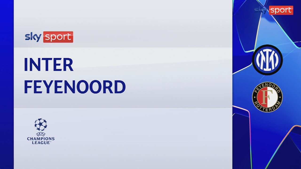 Inter-Feyenoord 2-1: gol e highlights | Champions League - YouTube