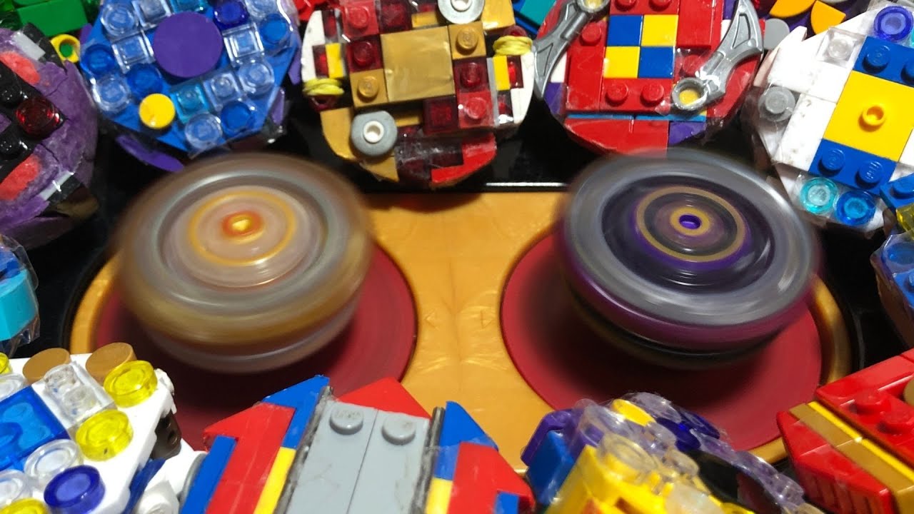 INFINITE Musou Stadium VS ALL Lego Beyblades Marathon Battle! - YouTube