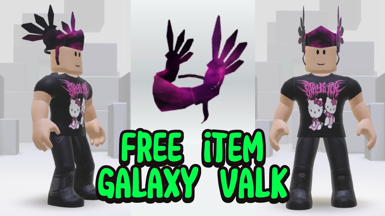 Cara Mendapatkan FREE ITEM PURPLE GALAXY VALK di ROBLOX 😍😍 - YouTube